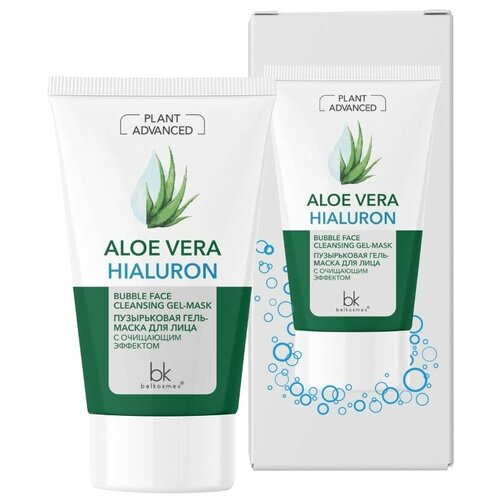 Пузырьковая гель-маска Plant Advanced Aloe Vera для лица с очищающим эффектом, 110 г