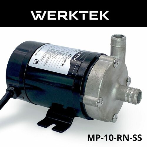 Насос Werktek центробежный с магнитной муфтой высокотемпературный MP-10RN-SS (нержавейка)