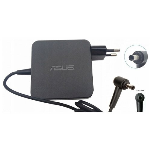 Зарядное устройство для ноутбука Asus ExpertBook L1400CDA-EK0600, 19V - 3.42A, 65 Вт (Штекер: 4.5x3.0мм с иглой) Квадратный