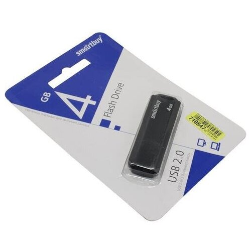 USB флеш накопитель Smartbuy 4GB Clue Black (SB4GBCLU-K)