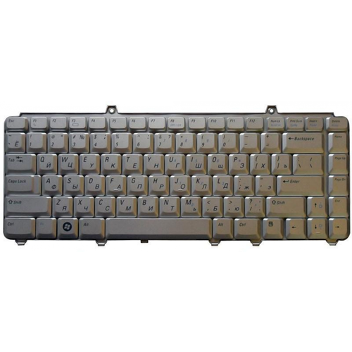 Клавиатура для ноутбука Dell Inspiron 1420 русская, серебристая