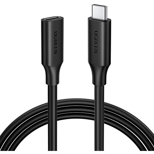 Удлинитель UGreen US353 USB Type-C (m) - USB Type-C (f), 1 м, 1 шт., черный