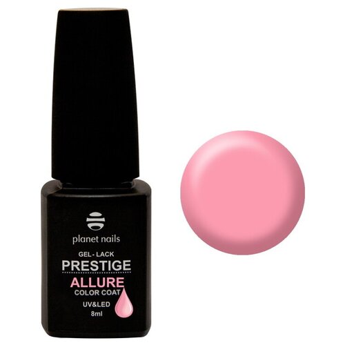Planet nails Гель-лак Prestige Allure, 8 мл, 605 розовый