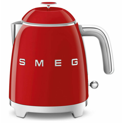 Чайник электрический 800 мл мини 1400 Вт красный "Smeg" / 251742