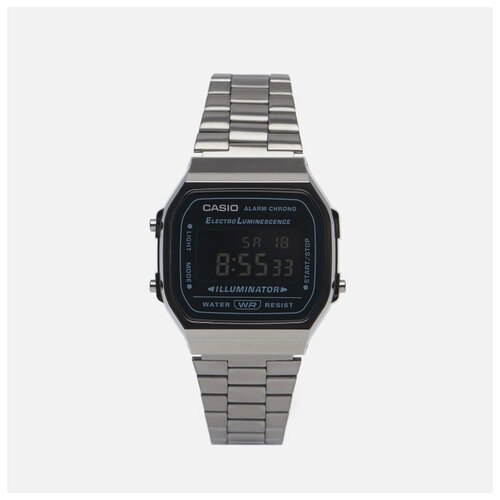 Наручные часы CASIO Vintage A168WEGG-1BEF, серебряный, черный
