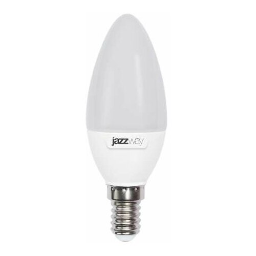 Лампа светодиодная ( 5 штук.) PLED-SP 7Вт C37 свеча 3000К тепл. бел. E14 530лм 230В JazzWay 1027818-2