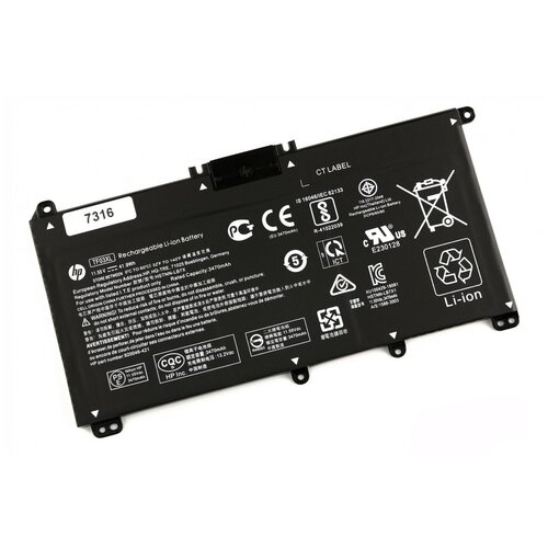 Аккумулятор для ноутбука HP 15-CC 15-CD (11.55V 3470mAh) P/N: TF03XL, HSTNN-LB7J, HSTNN-LB7X