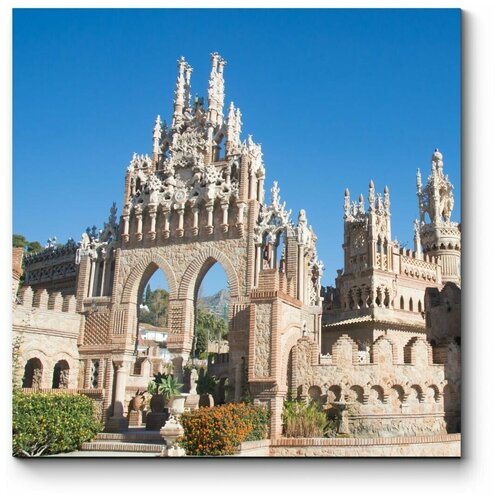 Модульная картина Замок Коломарес в Испании140x140