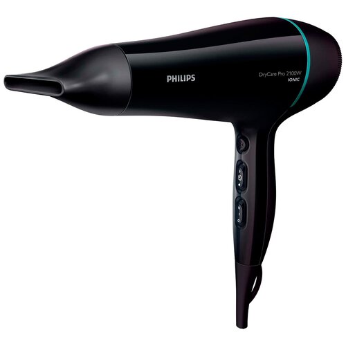 Фен Philips BHD174 DryCare Pro, черный/голубой