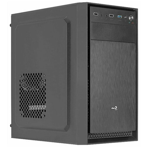 Корпус mATX AeroCool CS-104-S-BK-v1, Mini-Tower, без БП, черный