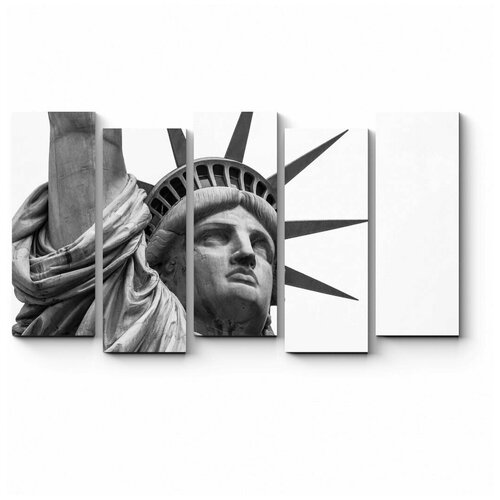 Модульная картина Величественная статуя Свободы 110x64