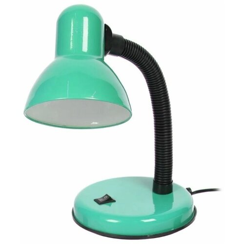 Лампа настольная на основании, светильник зеленый Е27 Ночник
