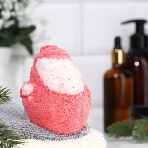 Бомбочка для ванны "Дед Мороз" клубника со сливками "Добропаровъ" (1шт.)