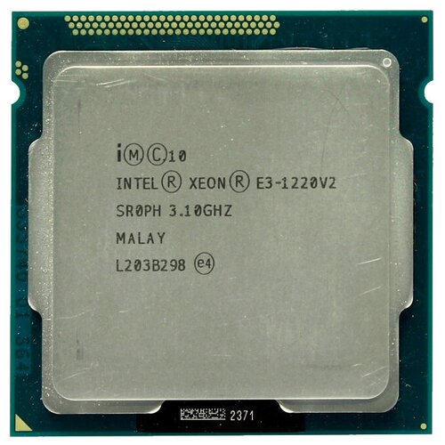 Процессор Intel Xeon E3-1220V2 Ivy Bridge-H2 LGA1155,  4 x 3100 МГц, OEM
