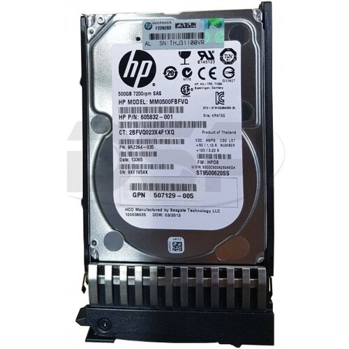 Жесткий диск HP 652745-B21 500Gb SAS 2,5" HDD