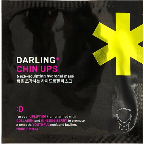 Darling Скульптурирующая гидрогелевая маска для коррекции контура лица и шеи Chin Ups