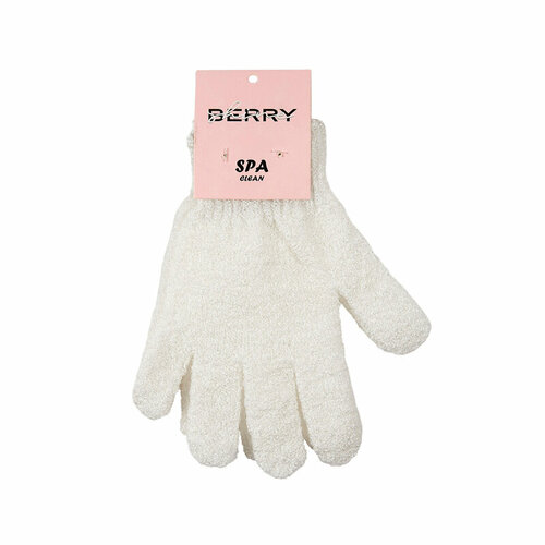 Мочалка-перчатка Shineberry Белый Цвет 2 шт