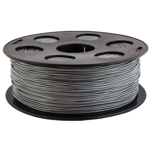 PLA пруток BestFilament 1.75 мм, 1 кг, 1 л, серебристый, 1.75 мм