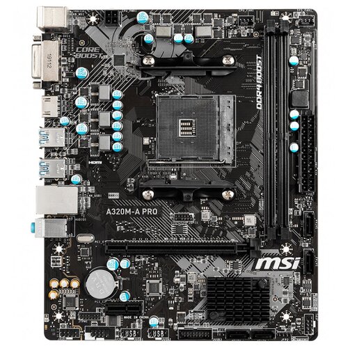 Материнская плата MSI A320M-A PRO Retail