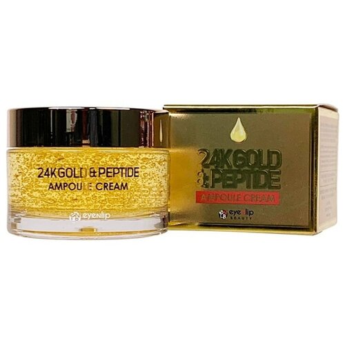 Eyenlip 24K Gold & Peptide Ampoule Cream Крем с пептидами и золотом, 50 мл