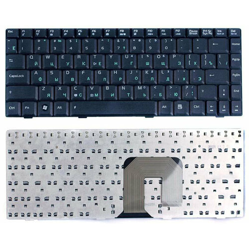 Клавиатура для ноутбука Asus K022462AS1. Черная, без рамки