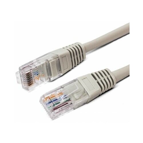 Кабель патч-корд U/UTP 6 кат. 3м Filum FL-U6-3M 26AWG(7x0.16 мм), омедненный алюминий (CCA), PVC, серый