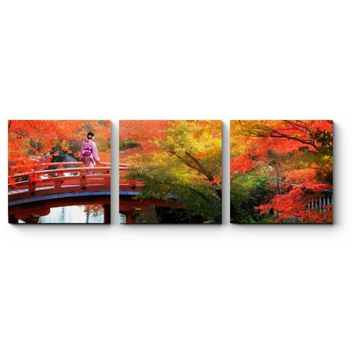 Модульная картина Сны о Японии, Киото 60x20