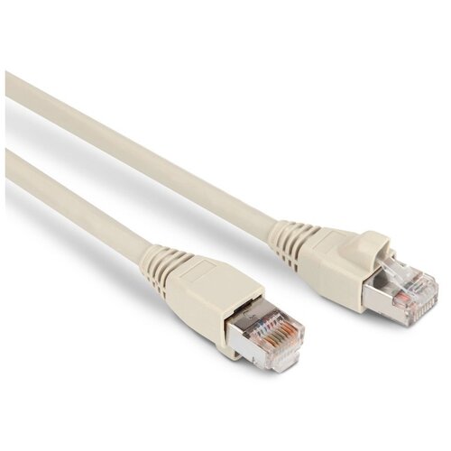 Сетевой кабель Hyperline FTP cat.6a 5m Grey PC-LPM-STP-RJ45-RJ45-C6a-5M-LSZH-GY