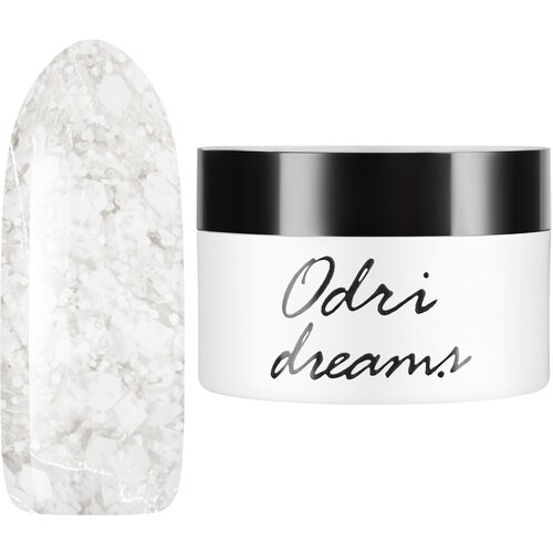 Гель-лак трехфазный IRISK Odri Dreams с эффектами, 5гр (11 White)