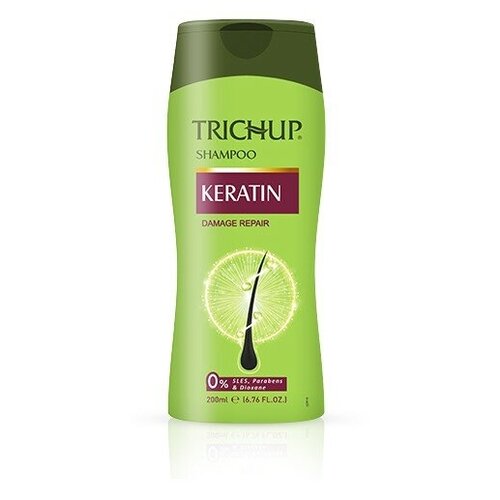 Trichup шампунь Keratin для поврежденных волос, 200 мл