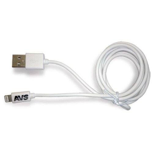 Кабель USB для iPhone 5 (1 м.) AVS IP-51 (белый)