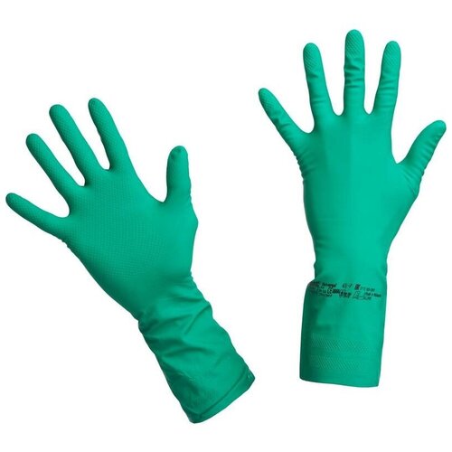 Перчатки Vileda Professional Универсальные, 1 пара, размер L, цвет зеленый