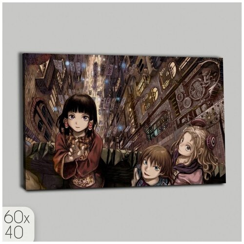 Картина интерьерная на холсте Аниме Йоситоси Абэ - 248 Г 60x40