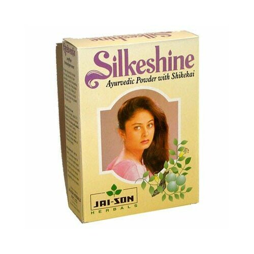 SILKESHINE Jai-Son (силкшайн Аюрведический порошок с Шикакай для мытья волос), 100 г.