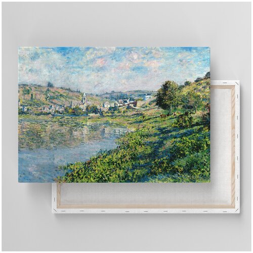 Картина на холсте с подрамником / Monet Claude - Vetheuil, 1879 / Клод Моне