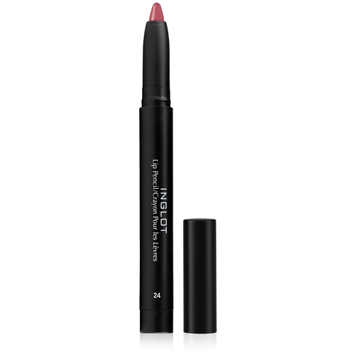 Inglot контурный карандаш для губ AMC с точилкой, №24 Цветочный розовый