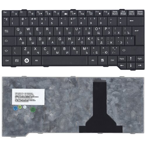 Клавиатура для ноутбука Fujitsu-Siemens Esprimo Mobile X9510 черная, 26см.