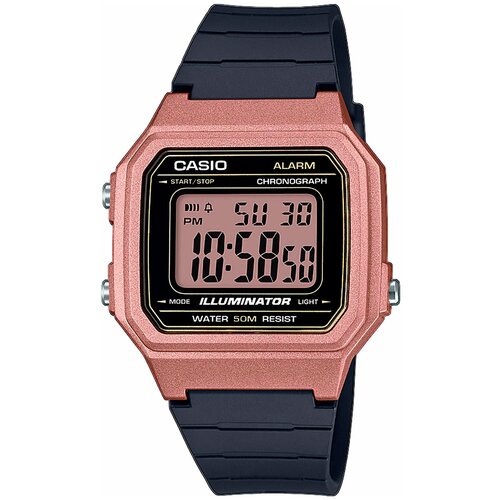 Наручные часы CASIO Collection W-217HM-5A, розовый, черный