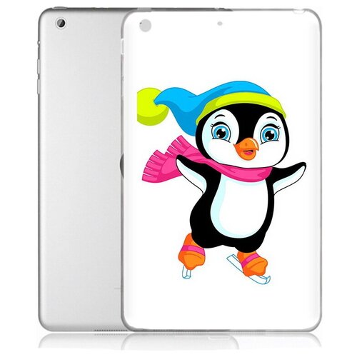 Чехол задняя-панель-накладка-бампер MyPads пингвин на коньках для iPad Pro 11 (2018) A1979/A1934/A2013 противоударный