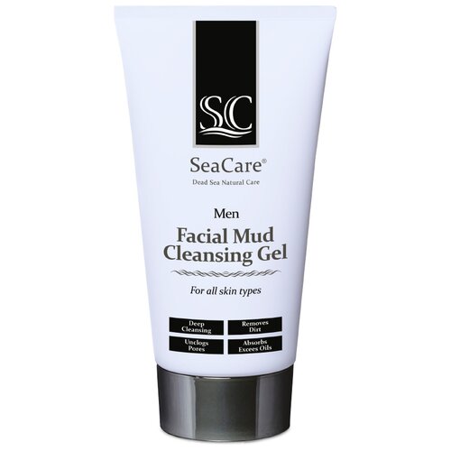 SeaCare мужской грязевой очищающий гель для лица Men Facial Mud Cleansing Gel, 150 мл/200 г