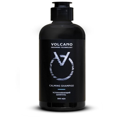 Успокаивающий очищающий шампунь для сухих волос и чувствительной кожи головы Volcano Grooming Technology Calming moisture shampoo 300 мл