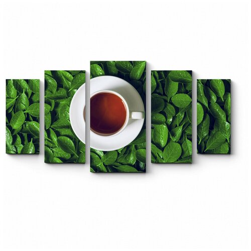 Модульная картина Зеленый чай 190x105