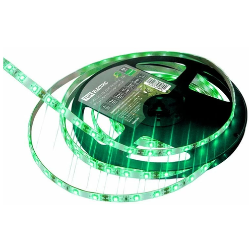 Светодиодная лента TDM ELECTRIC SQ0331-0312, 5 м, светодиодов: 300 шт., зеленый
