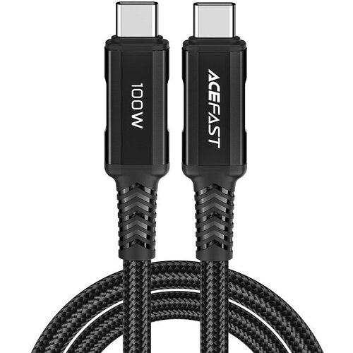 Кабель Acefast C4-03 USB-C to USB-C 100W (2 метра) чёрный (AF-C4-03-BK)