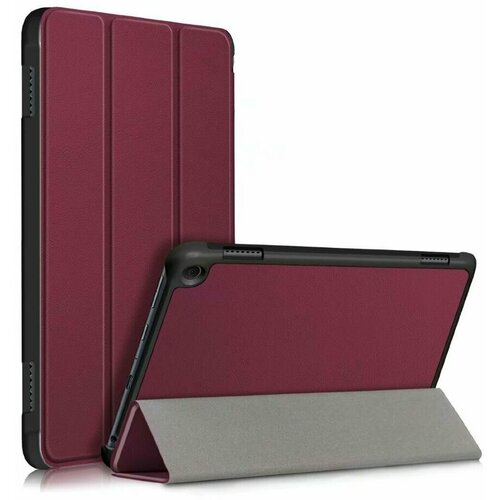 Планшетный чехол для Amazon Kindle Fire HD 8 / 8 Plus (2020), 8 дюймов (темно-красный)
