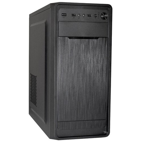 Exegate Корпус Exegate EX283072RUS Miditower ExeGate XP-332 Black, ATX, , 2*USB, Audio