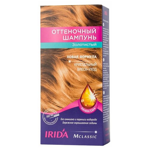 Irida Шампунь оттеночный М Classic Золотистый, 75 мл