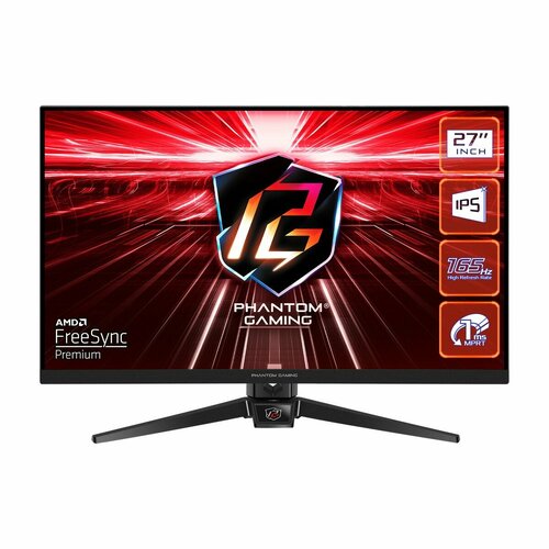 27" Монитор ASRock Phantom Gaming PG27FF1A, IPS, 165Гц, 1920x1080, черный