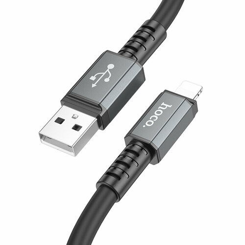 USB дата кабель Lightning, HOCO, X85, 1M, черный