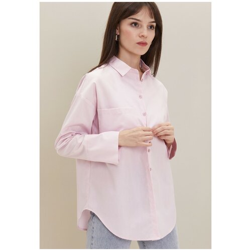 Рубашка  T-lab, размер 42, розовый
